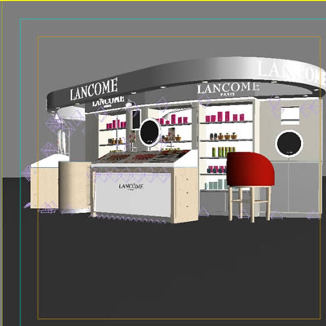 Loreal Lancome Stand 3d Max