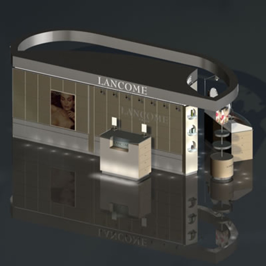 Loreal Lancome Stand 3d Max