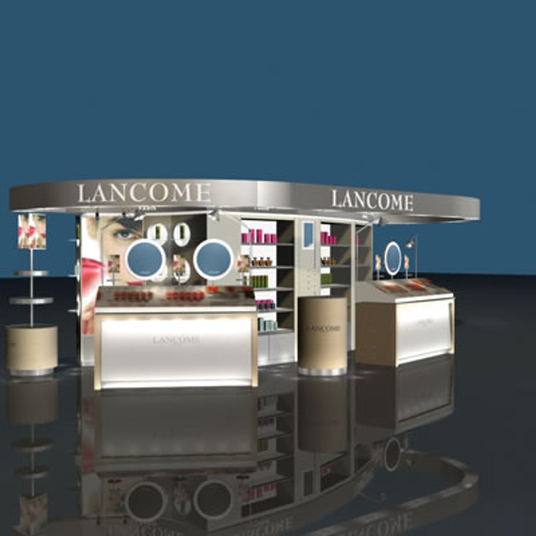 Loreal Lancome Stand 3d Max