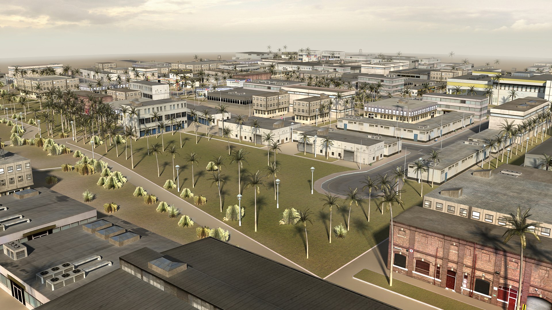 East Los Angeles Stylised Skyline 2021 3D Model - TurboSquid 1737433