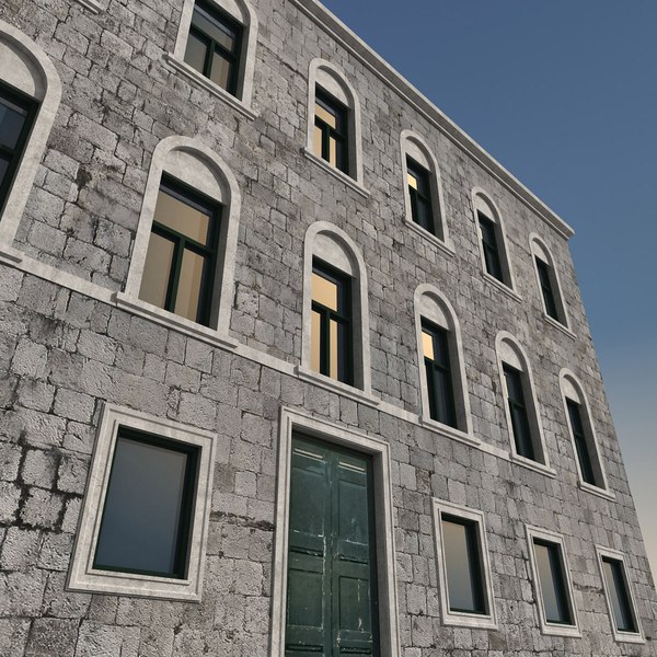 3d model of building italian