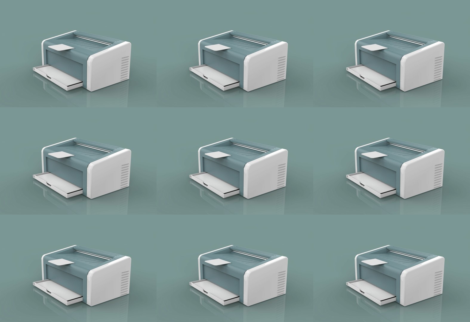 3D Print Copier Printer Copier Office Printer Mini Printer Vintage ...