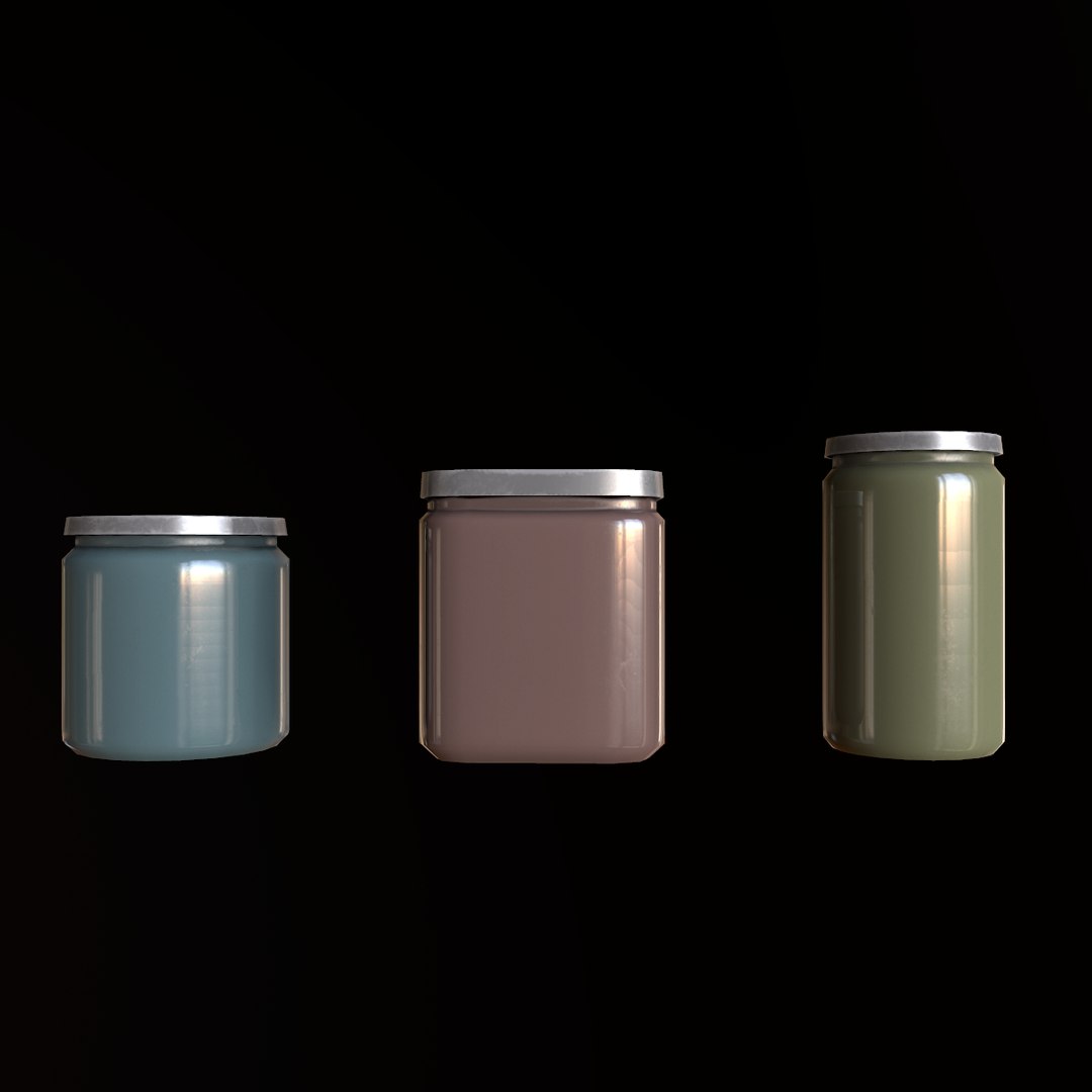 3D pbr ready jars - TurboSquid 1216760