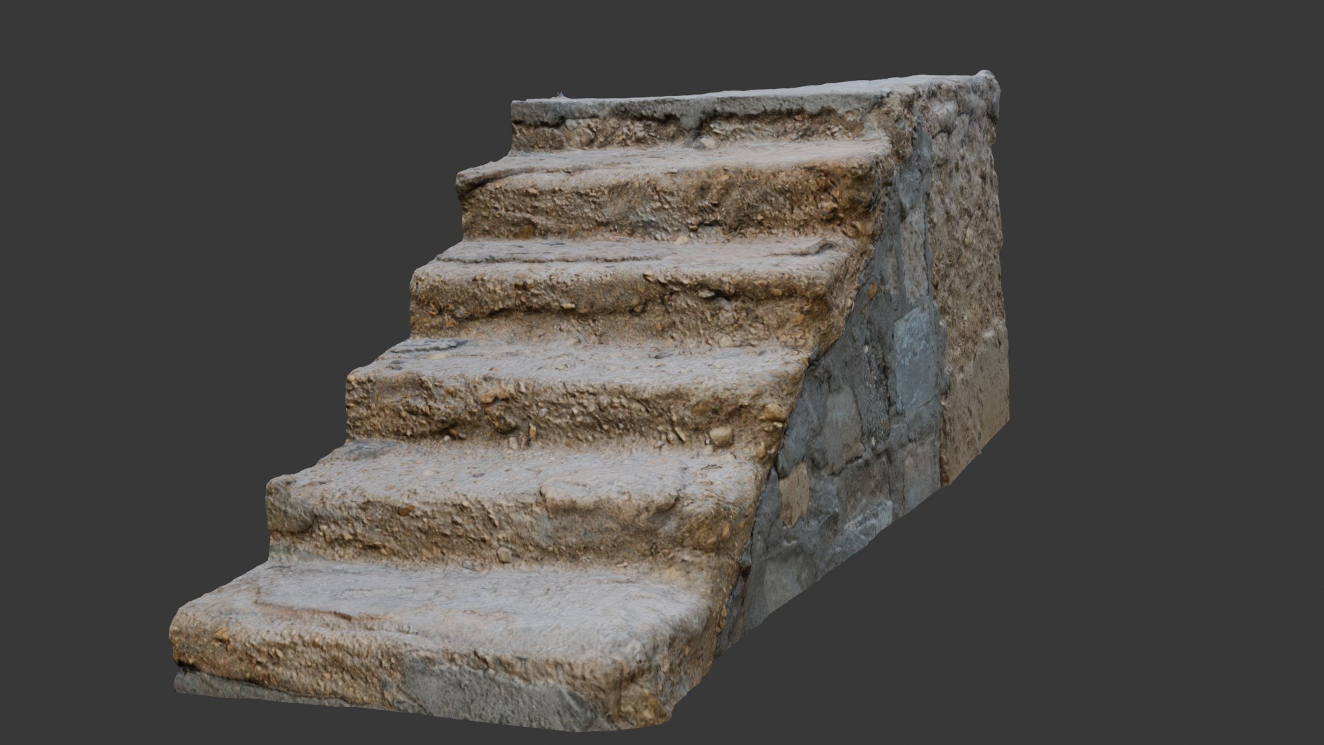 Ancient Stone Staircase 3D Scan 3D Model - TurboSquid 2386596
