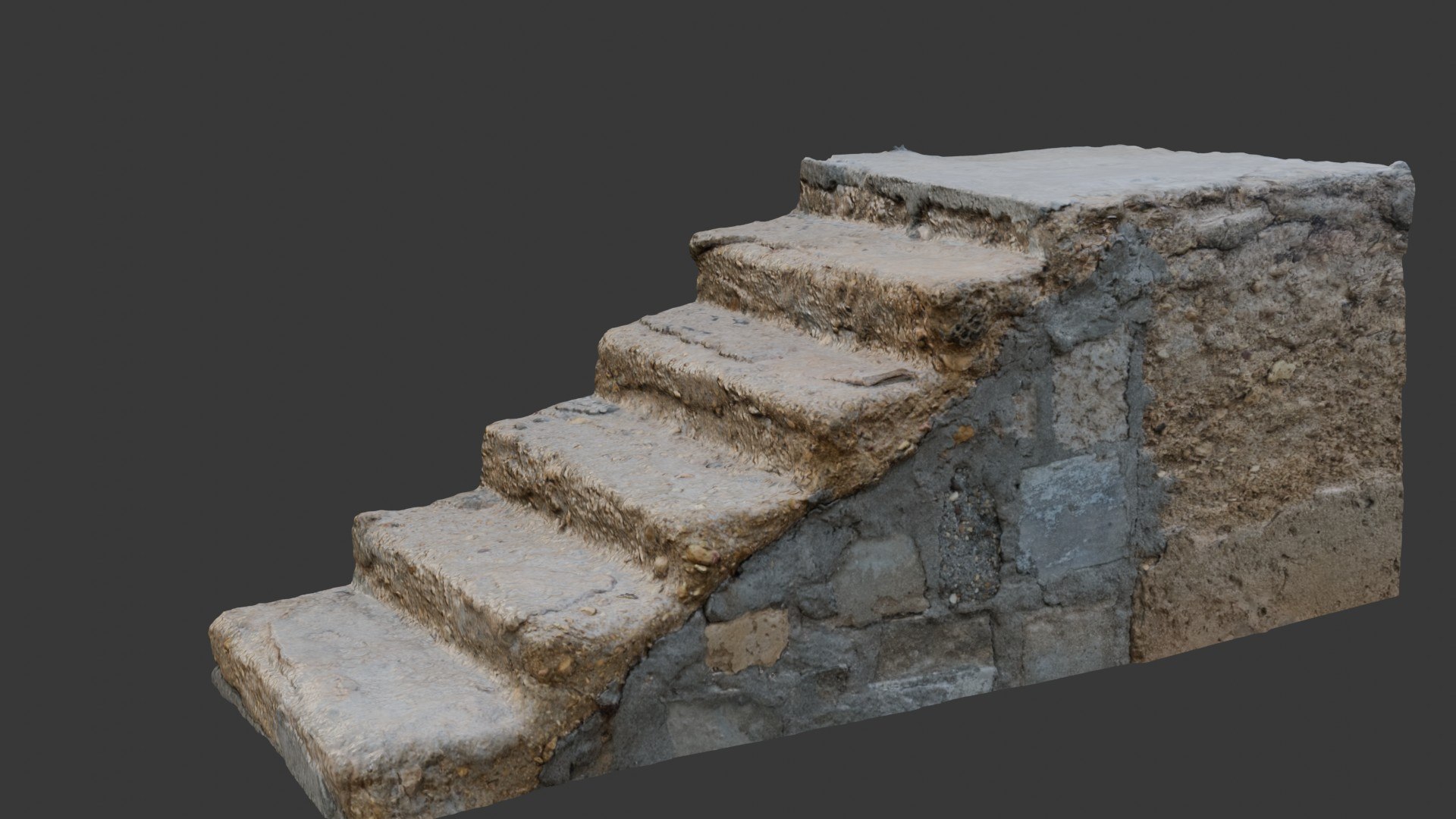 Ancient Stone Staircase 3D Scan 3D Model - TurboSquid 2386596