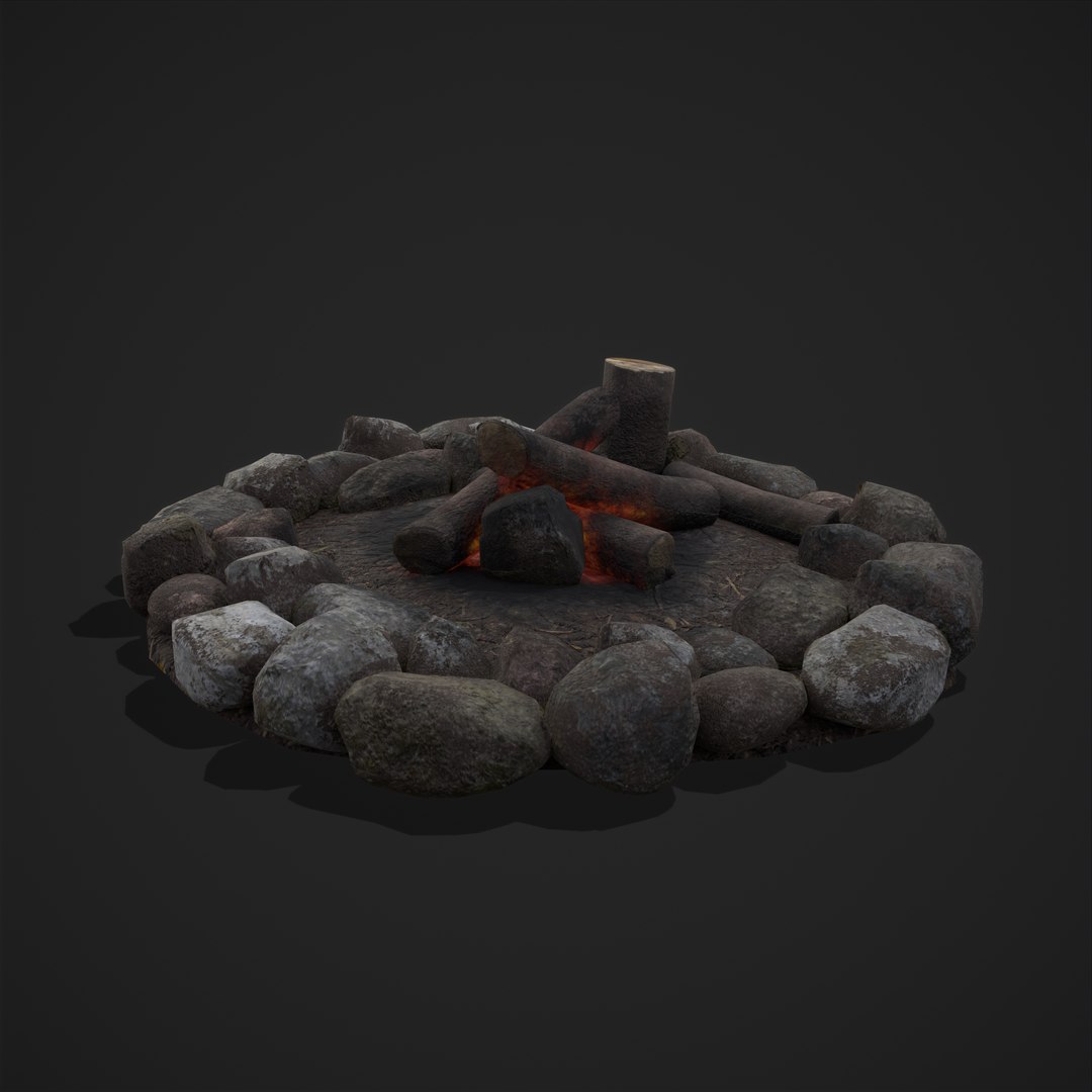 Small Fire Pit 3D Model - TurboSquid 1813709