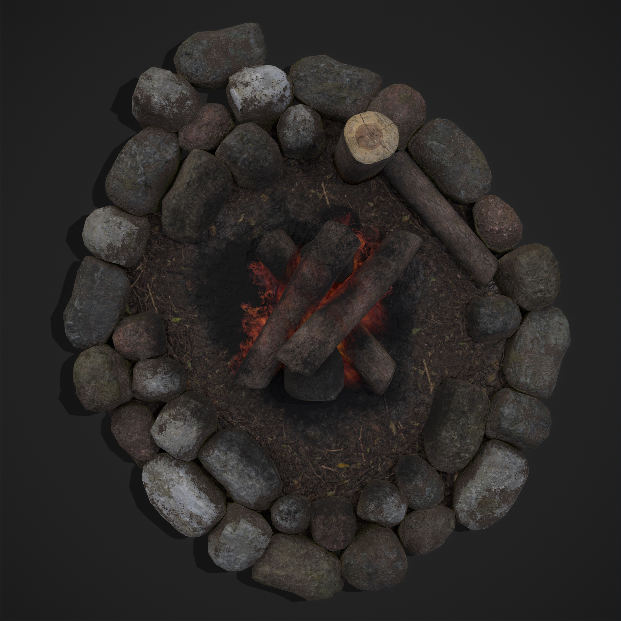 Small Fire Pit 3D model - TurboSquid 1813709