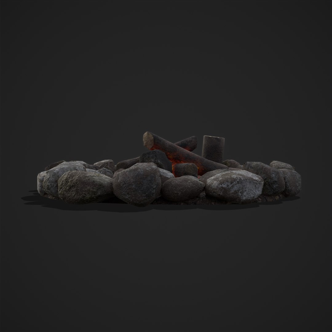 Small Fire Pit 3D Model - TurboSquid 1813709