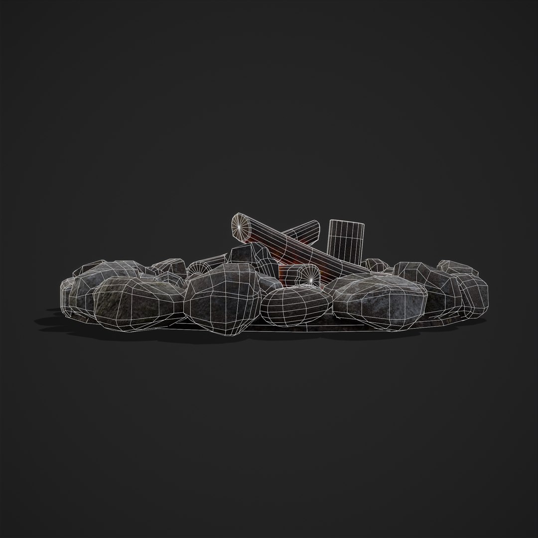 Small Fire Pit 3D Model - TurboSquid 1813709