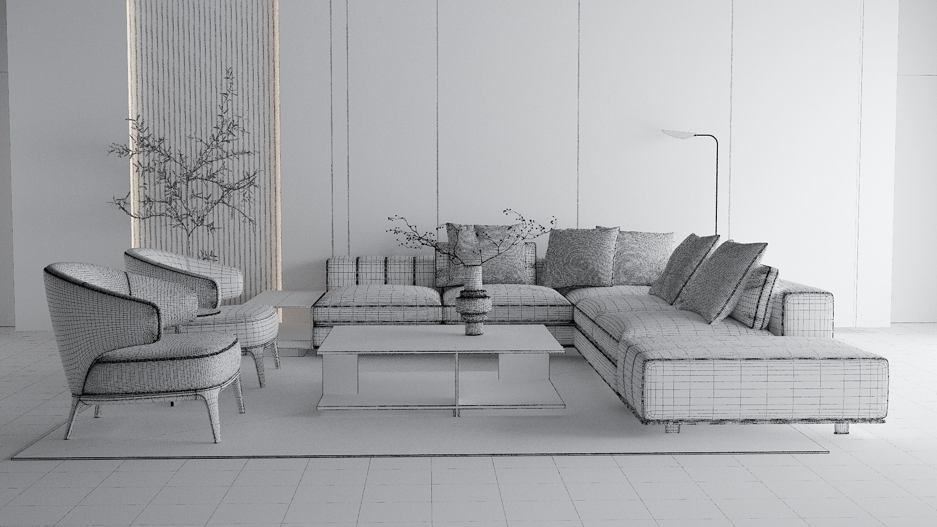 3D Corner Sofa Model - TurboSquid 2078529