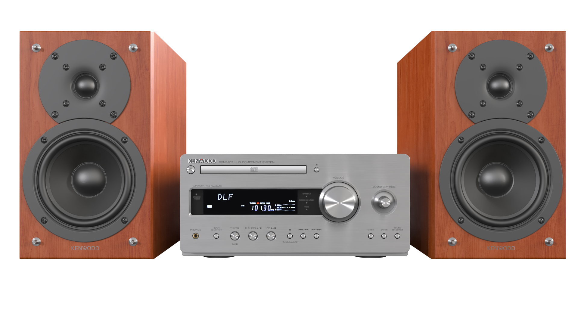 Kenwood Compact HI-FI Component System 3D Model - TurboSquid 2186050