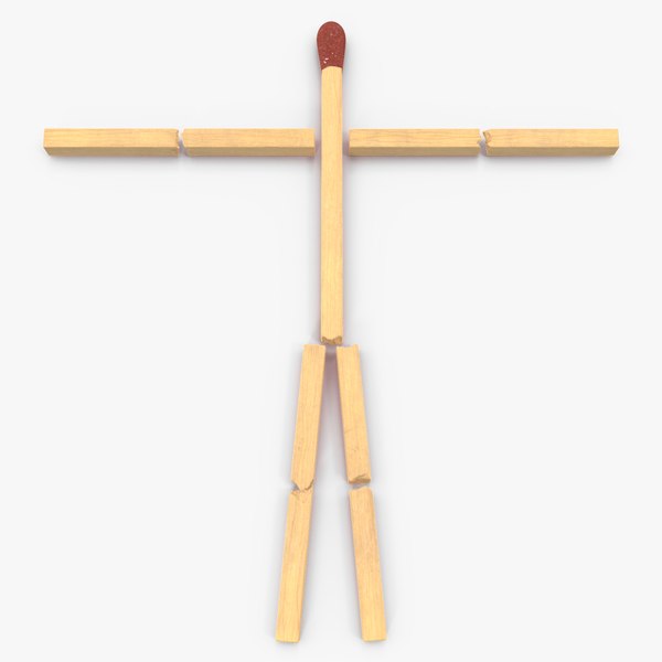 Matchstick Man 3D - TurboSquid 2028425