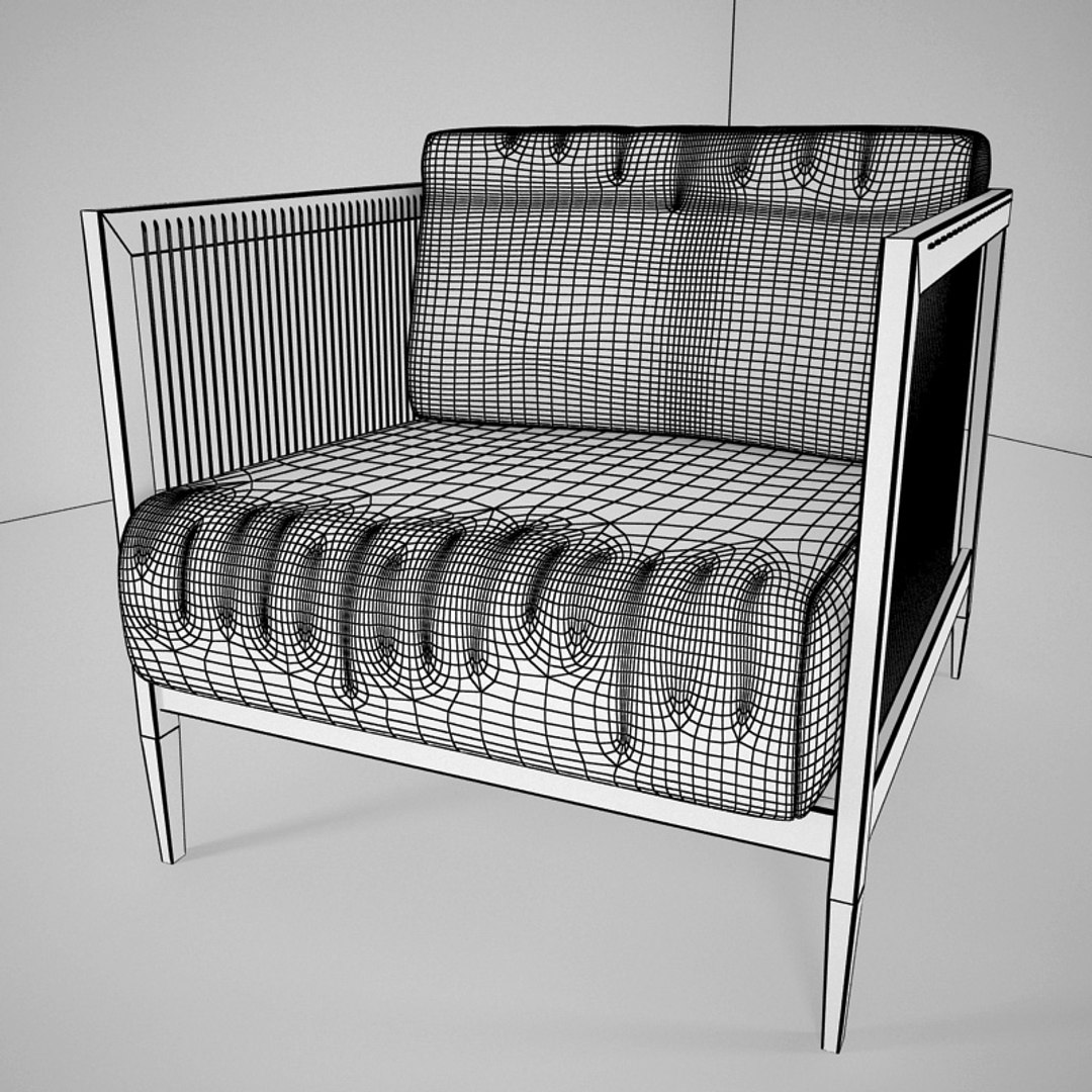 3d model armchair