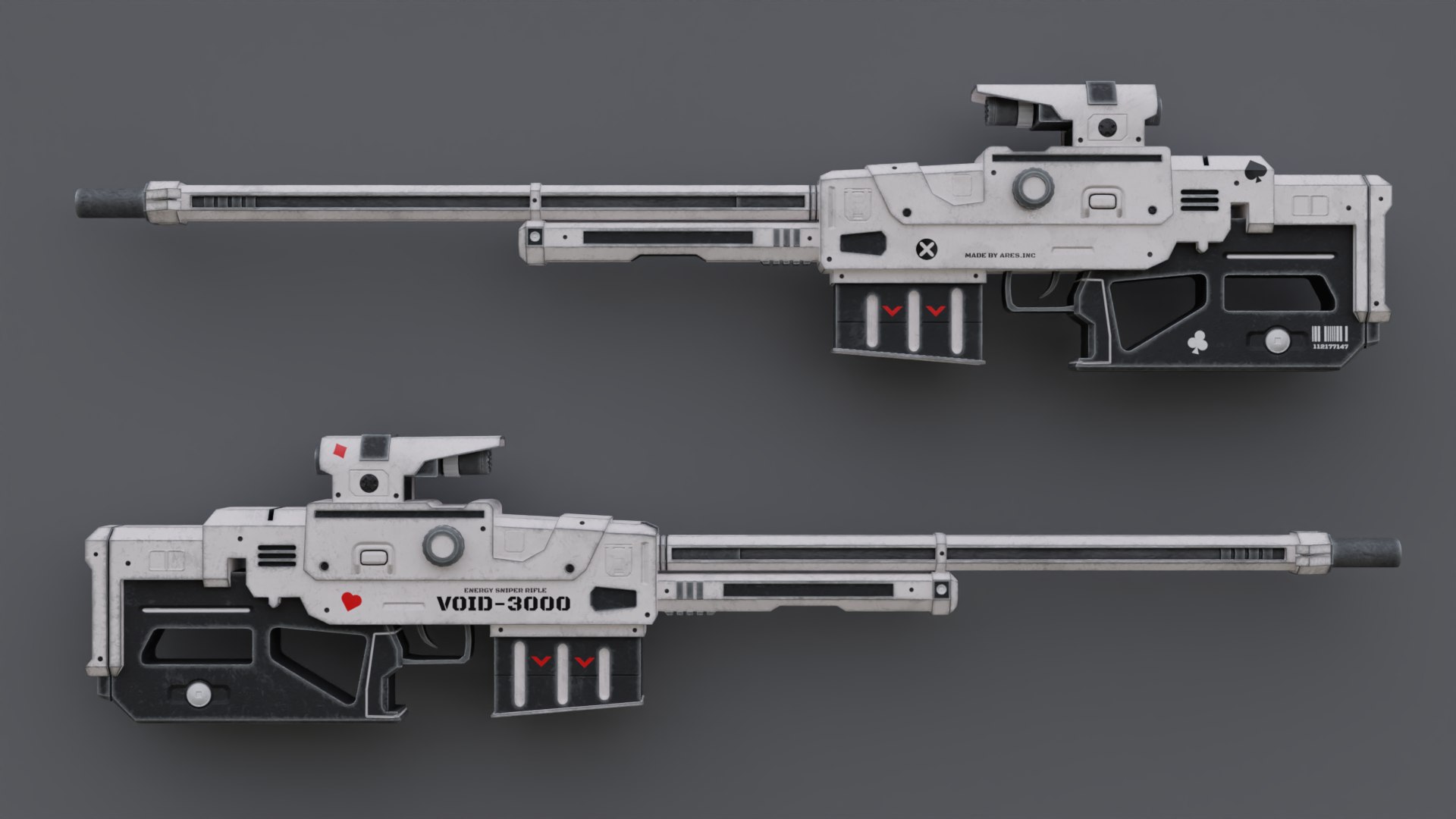 3D Stylized Sniper Rifle Weapon Model - TurboSquid 2283845