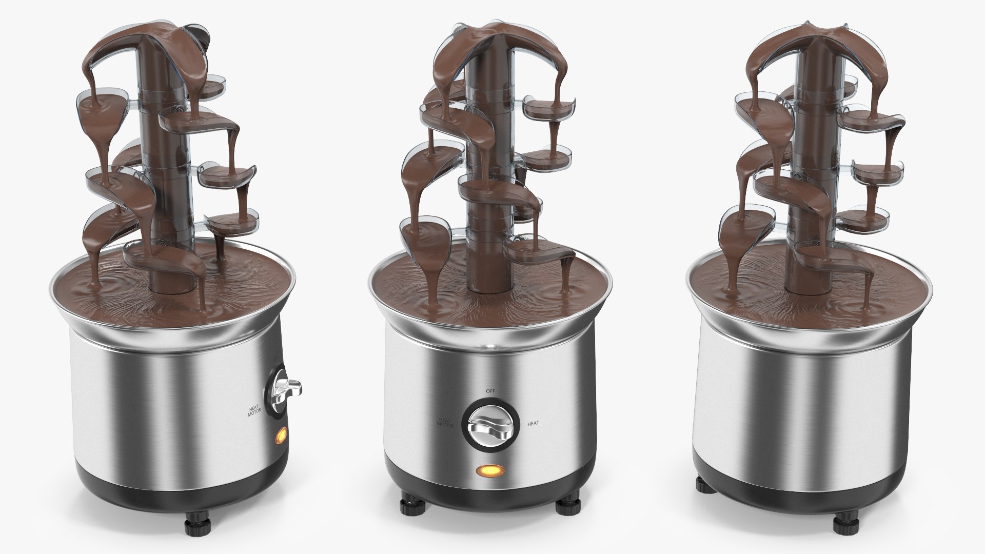Cascading Chocolate Fountain Machine 3D - TurboSquid 1673975