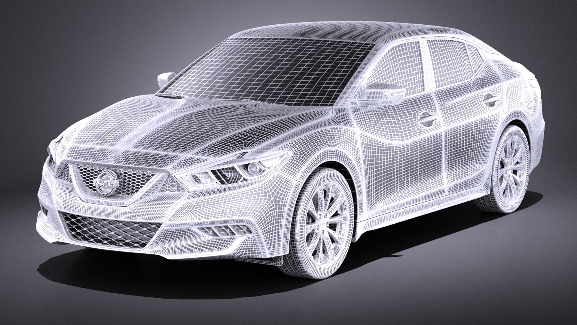 3D Nissan 2017 Maxima - TurboSquid 1189963
