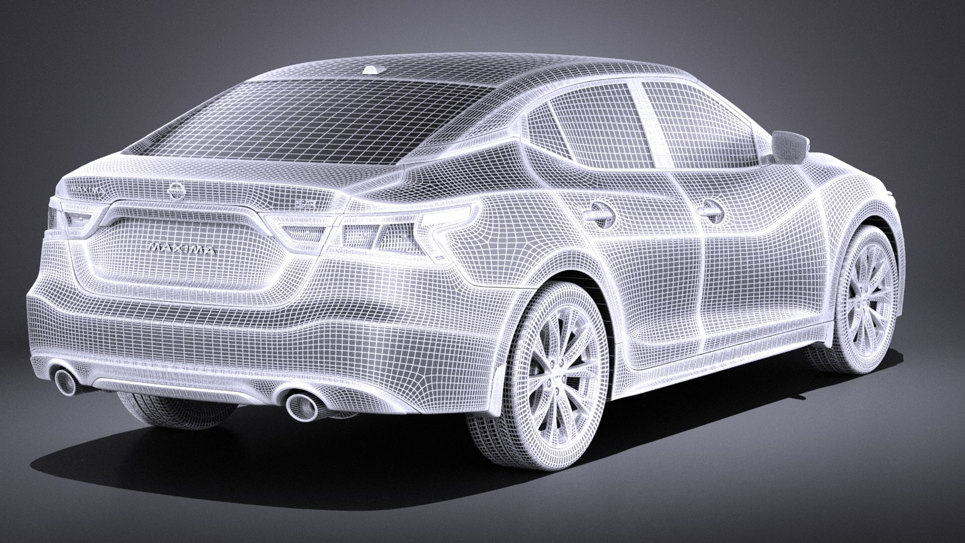 3D Nissan 2017 Maxima - TurboSquid 1189963