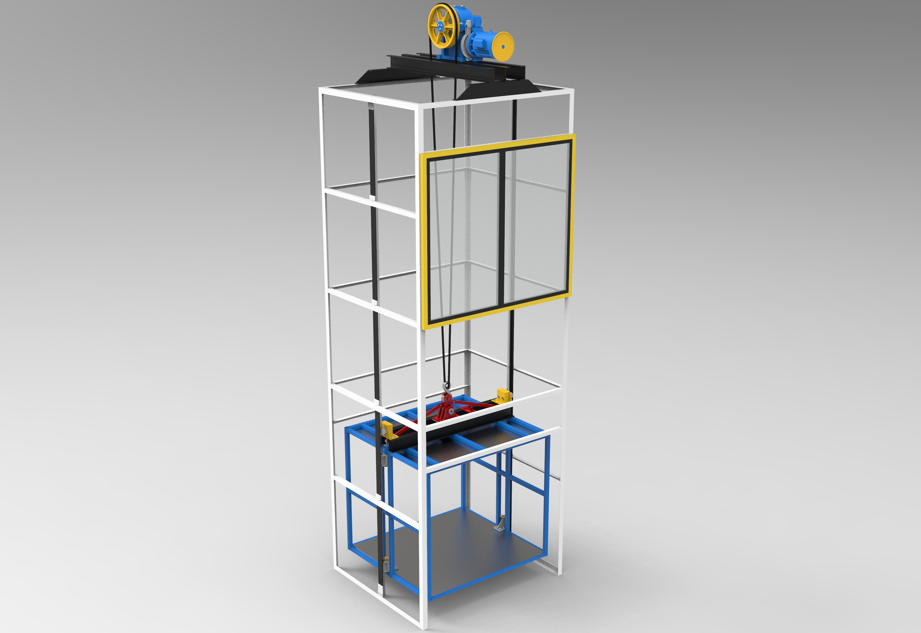 Safety Brake Lift Elevator3D模型 - TurboSquid 1915832