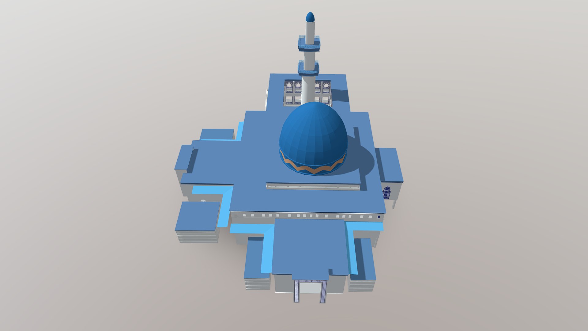 Mosque Architecture Building 3D - TurboSquid 1625696