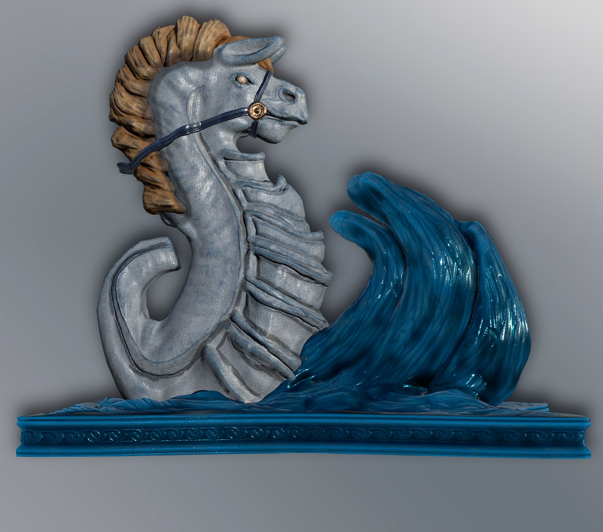 3D Sea Horse Model - TurboSquid 1762755