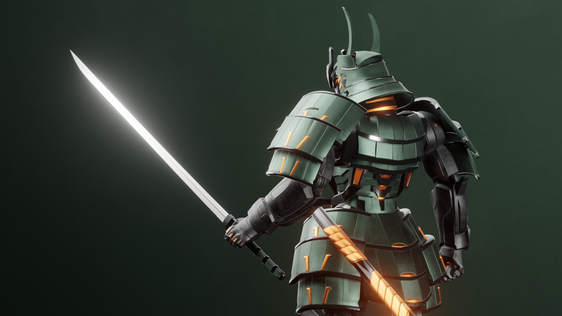 Samurai Robot Character Asset 3D - TurboSquid 1488338