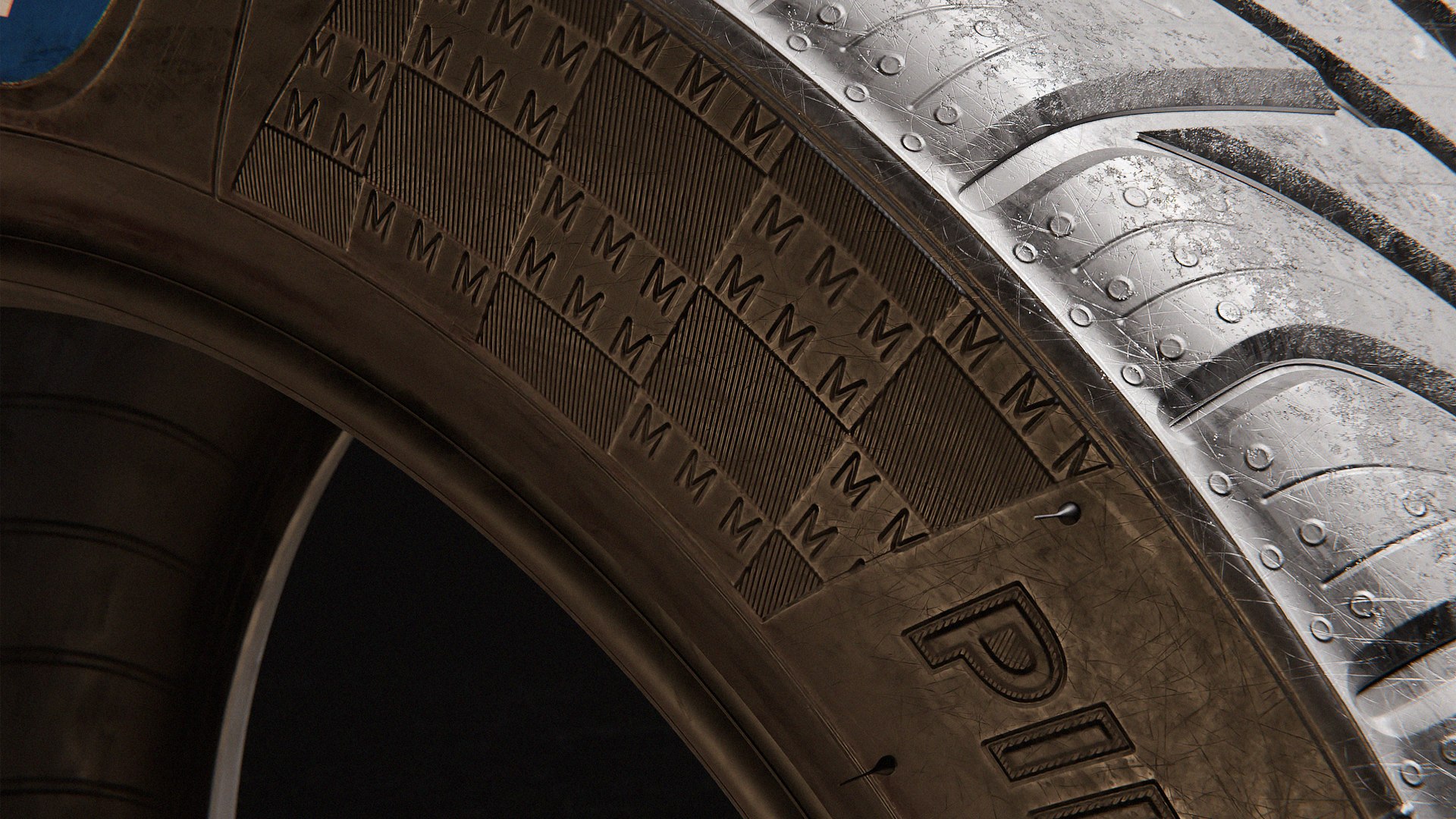 3D Model Michelin Pilot Sport GT P2L 27-68R18 High Detailed ...