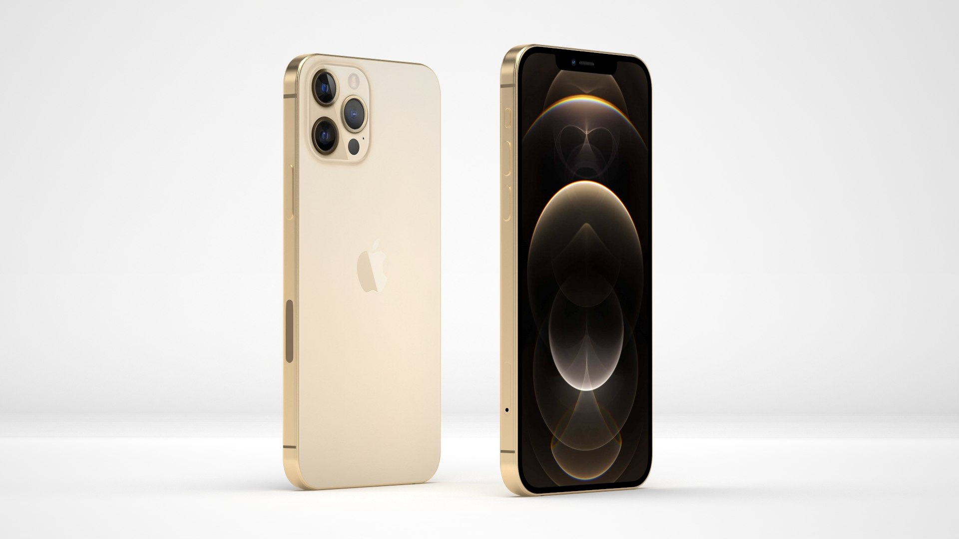 IPhone 12 Pro Max Gold 3D - TurboSquid 2046808