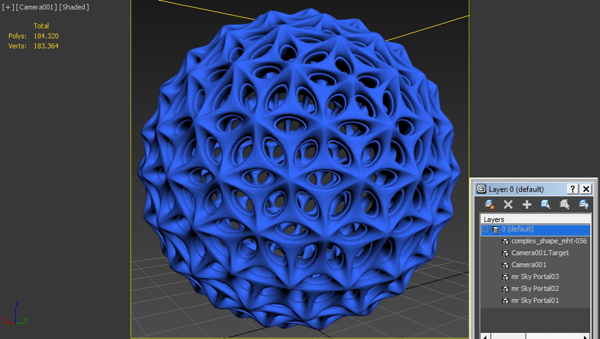 Complex Shape 3d Max