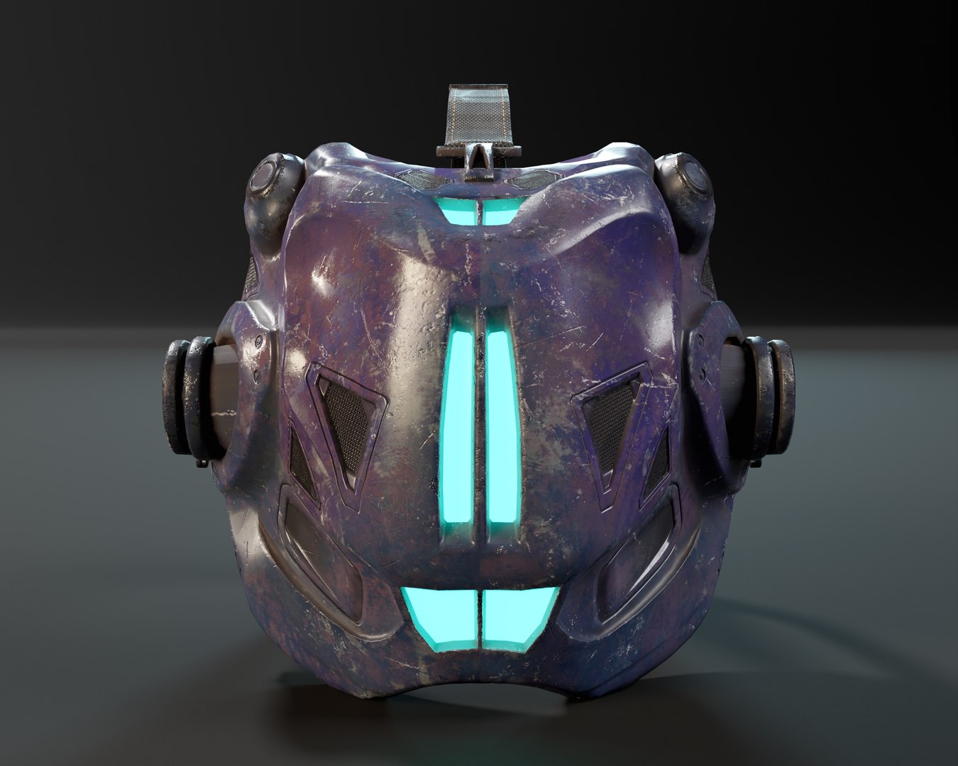 3D Sci-Fi Nano Hacker Headset Visor MK2 - TurboSquid 2357130