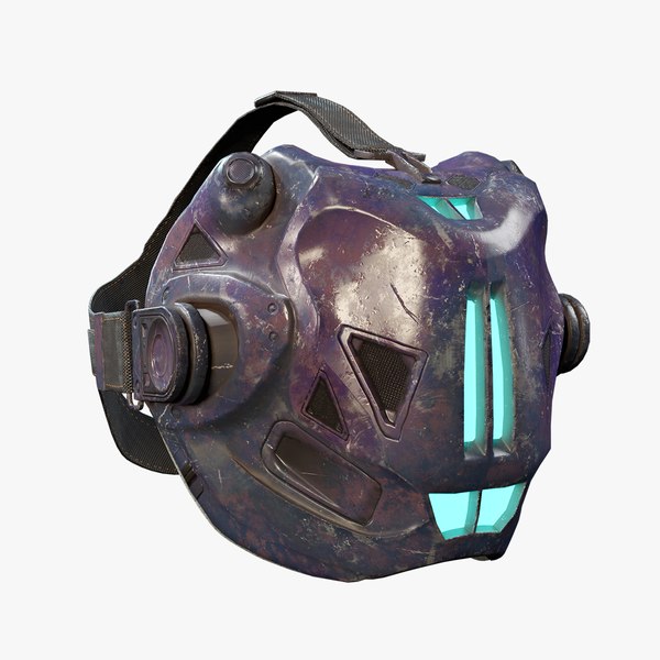 modelo 3d Visera para casco de hacker nano de ciencia ficción MK2 ...