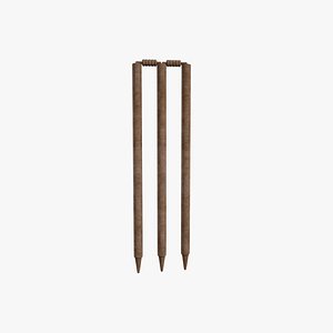 3D Cricket Wicket Models - Browse & Download Formats - TurboSquid