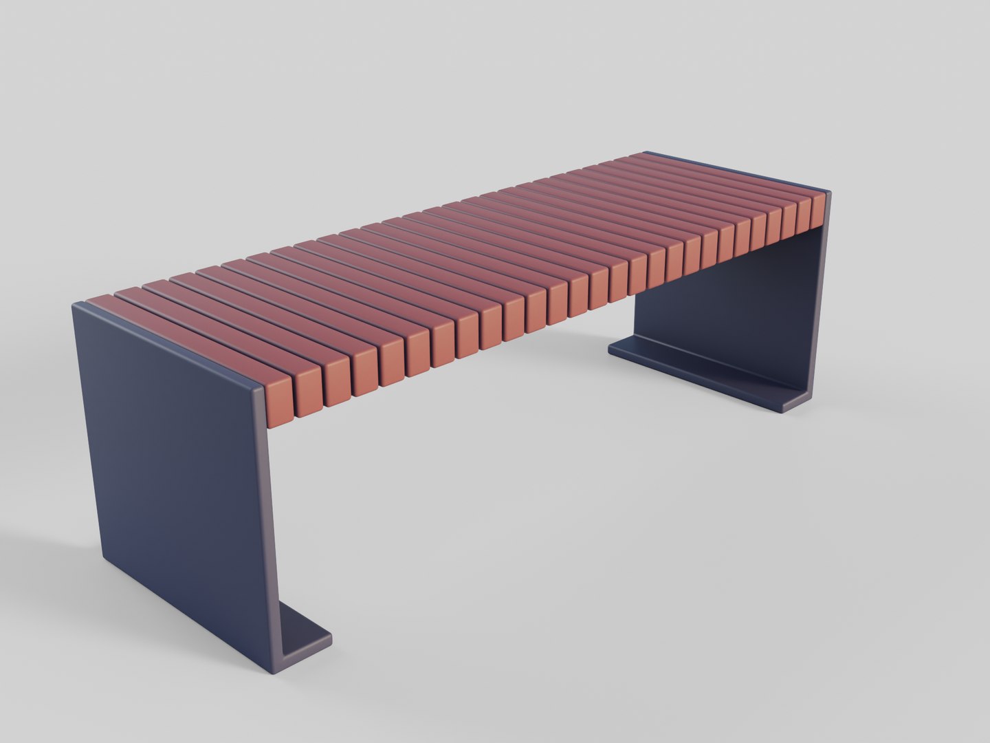 3D Model Cartoon Bench 9 - TurboSquid 2030711