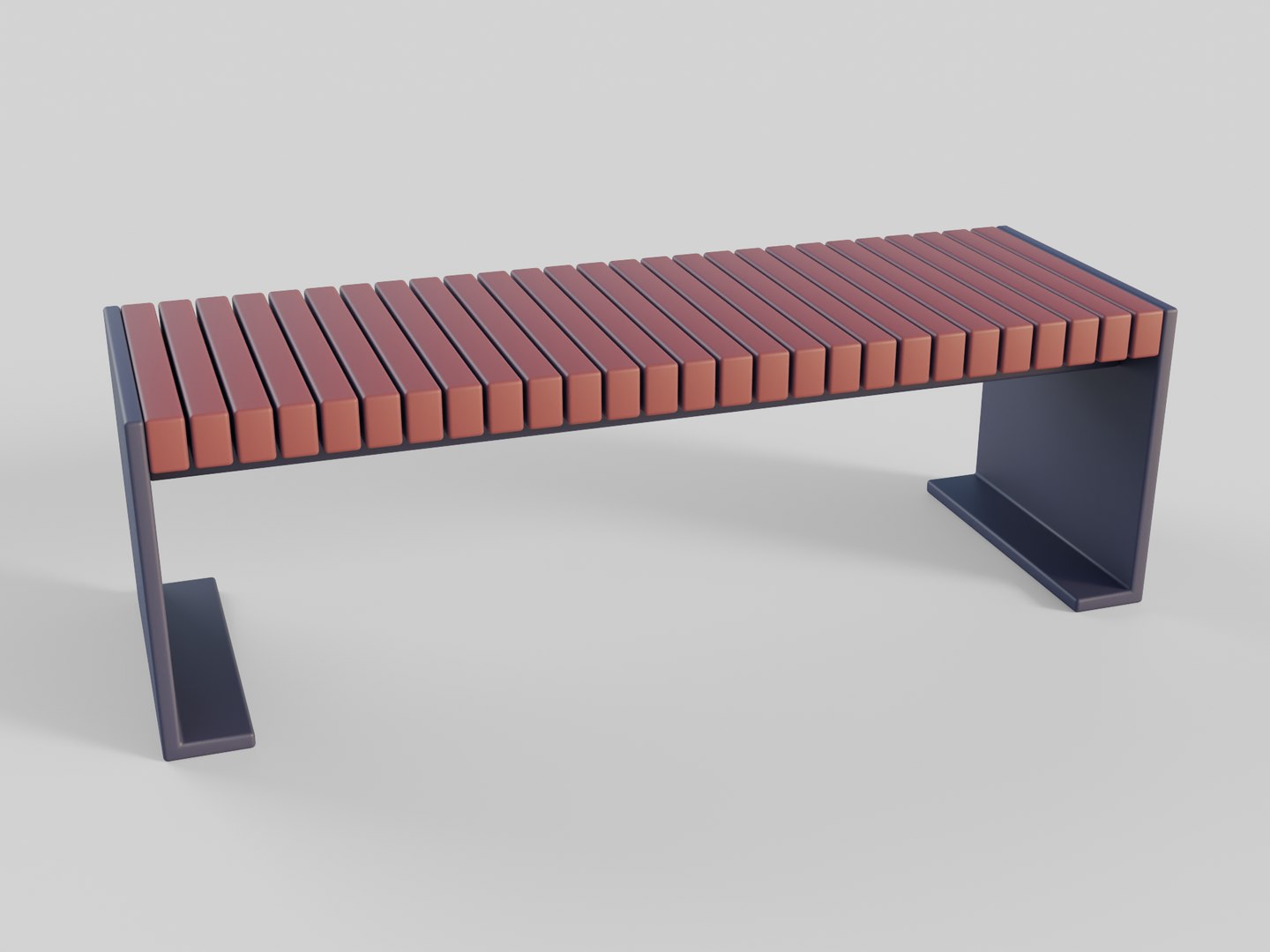 3D Model Cartoon Bench 9 - TurboSquid 2030711