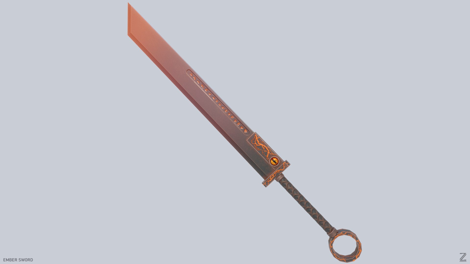 Ember Sword 3D Model - TurboSquid 2236714