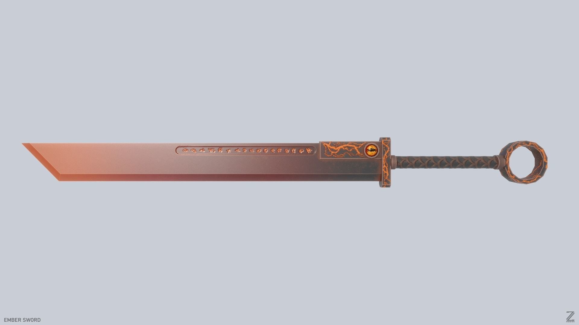 Ember Sword 3D Model - TurboSquid 2236714