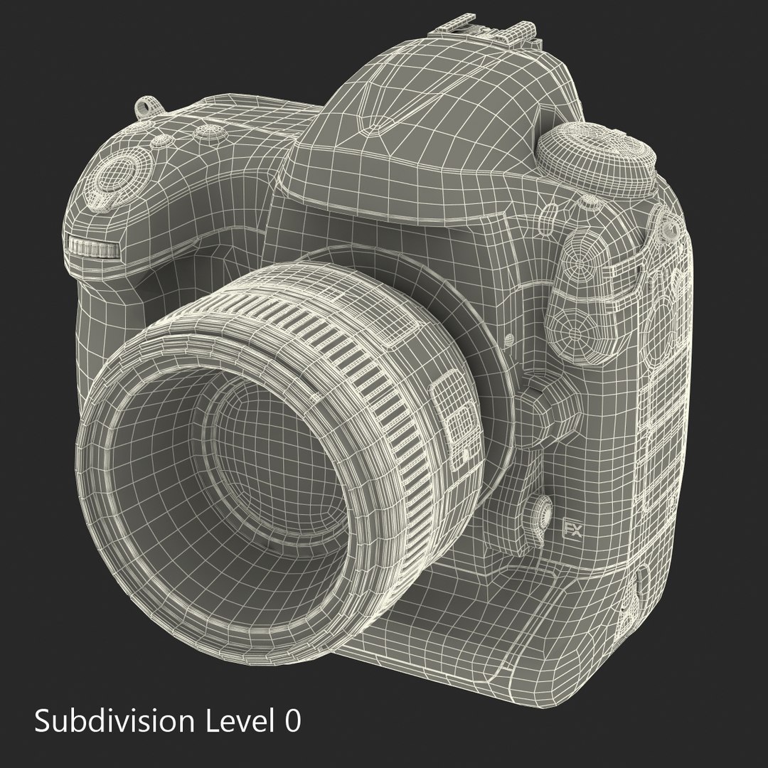 Professional dslr cameras nikon 3D model - TurboSquid 1215950