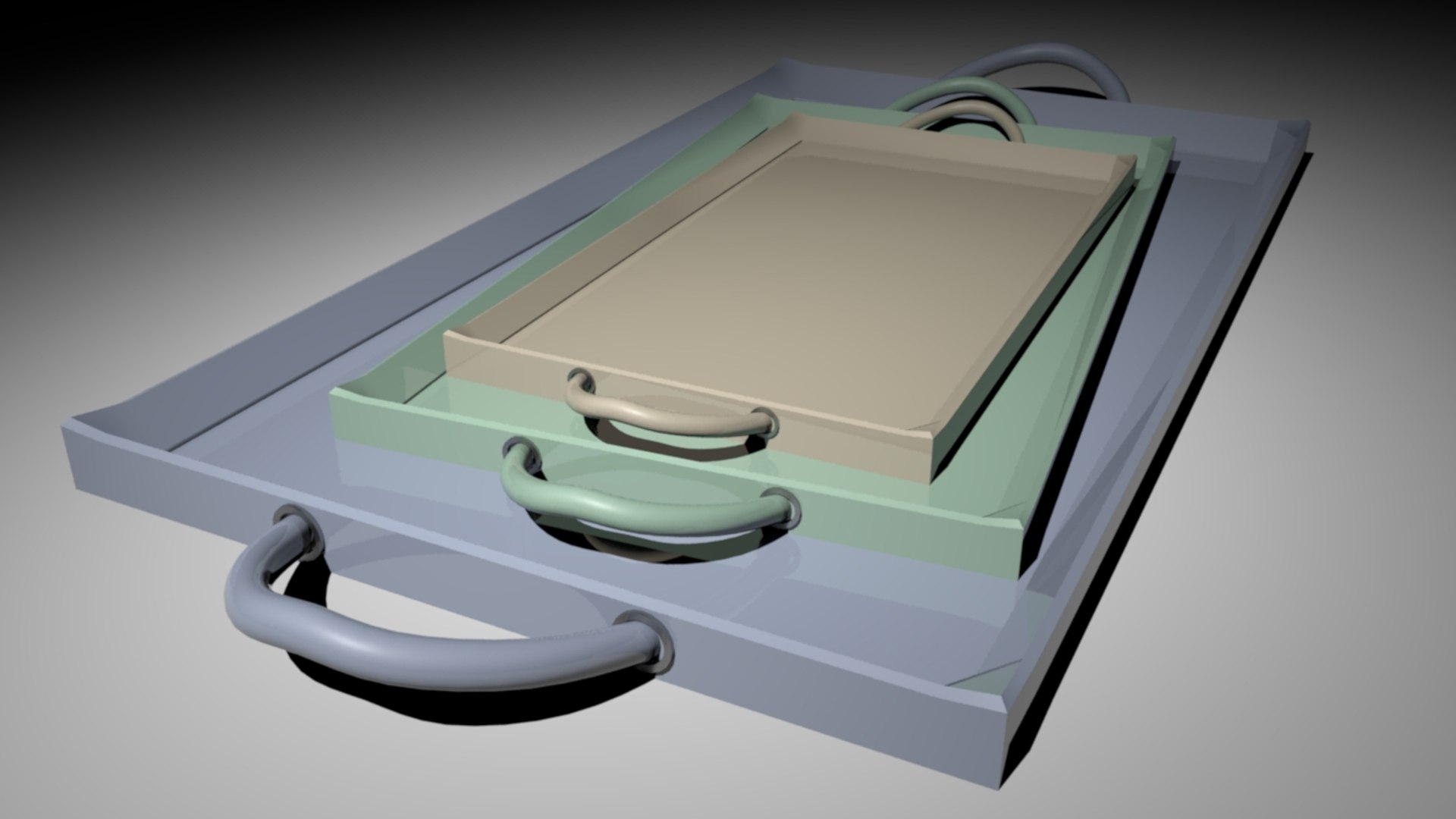 Kitchen Trays 3D Model - TurboSquid 1224355