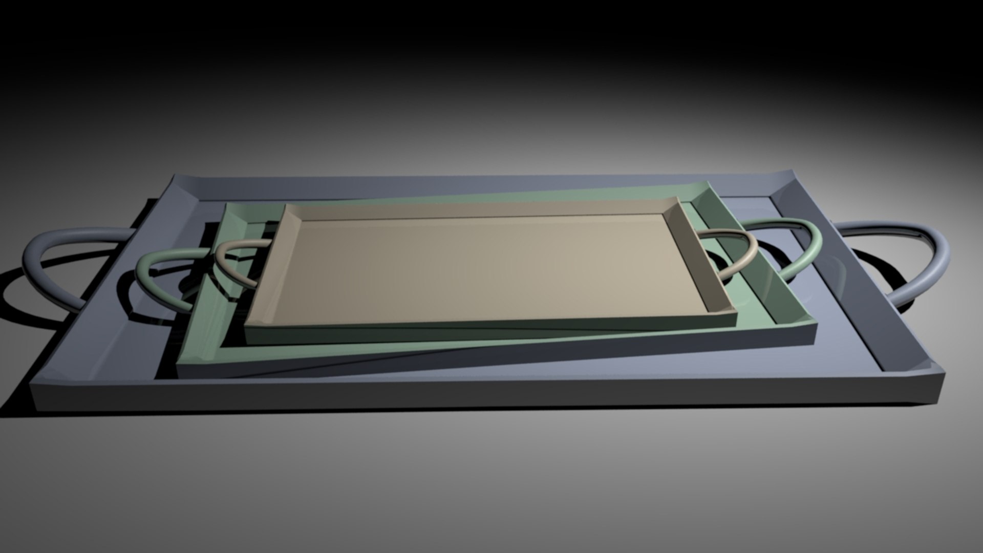 Kitchen Trays 3D Model - TurboSquid 1224355