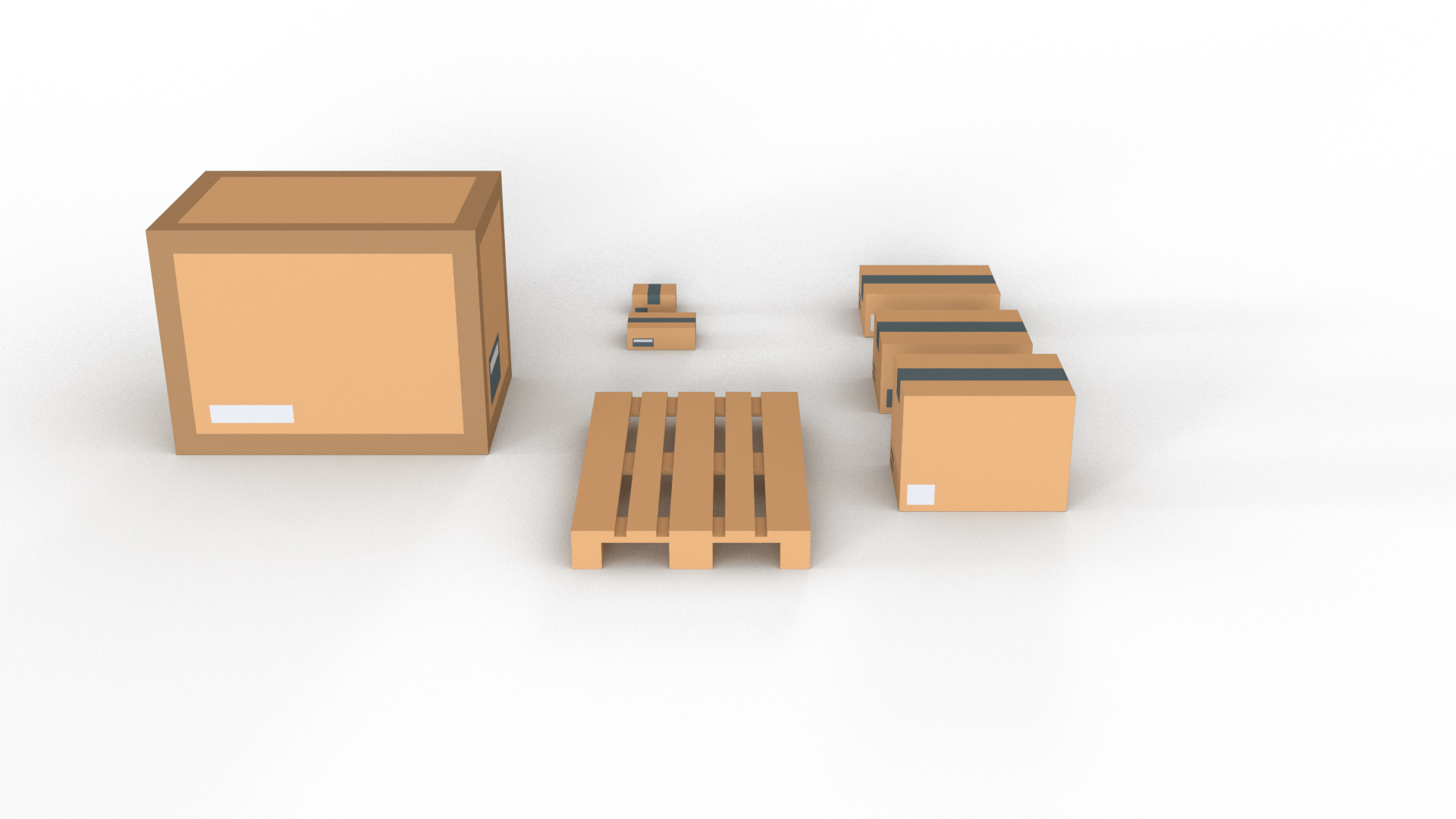 3D Warehouse Ware Packs Shipment Pallet - TurboSquid 1997544
