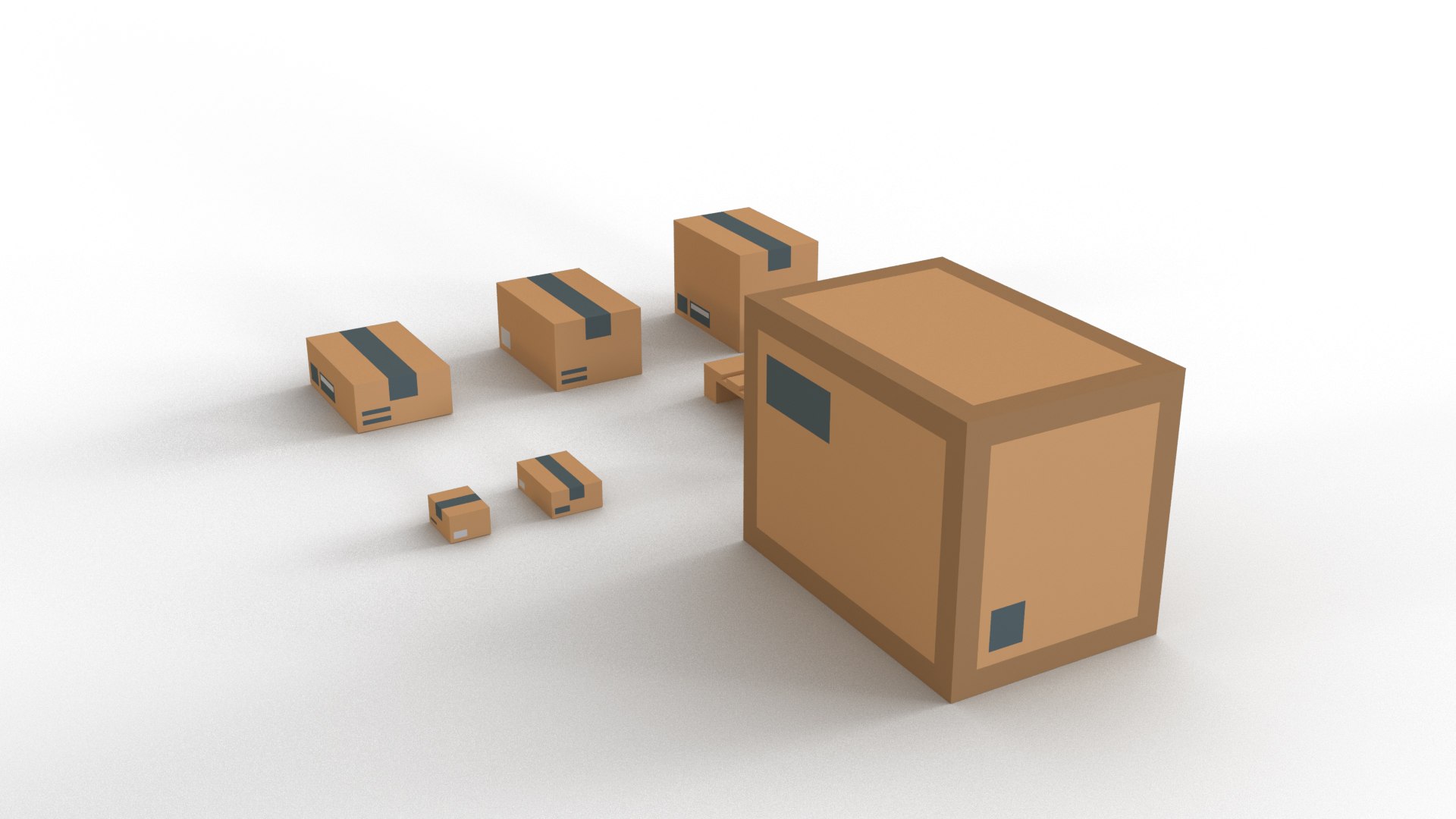 3D Warehouse Ware Packs Shipment Pallet - TurboSquid 1997544
