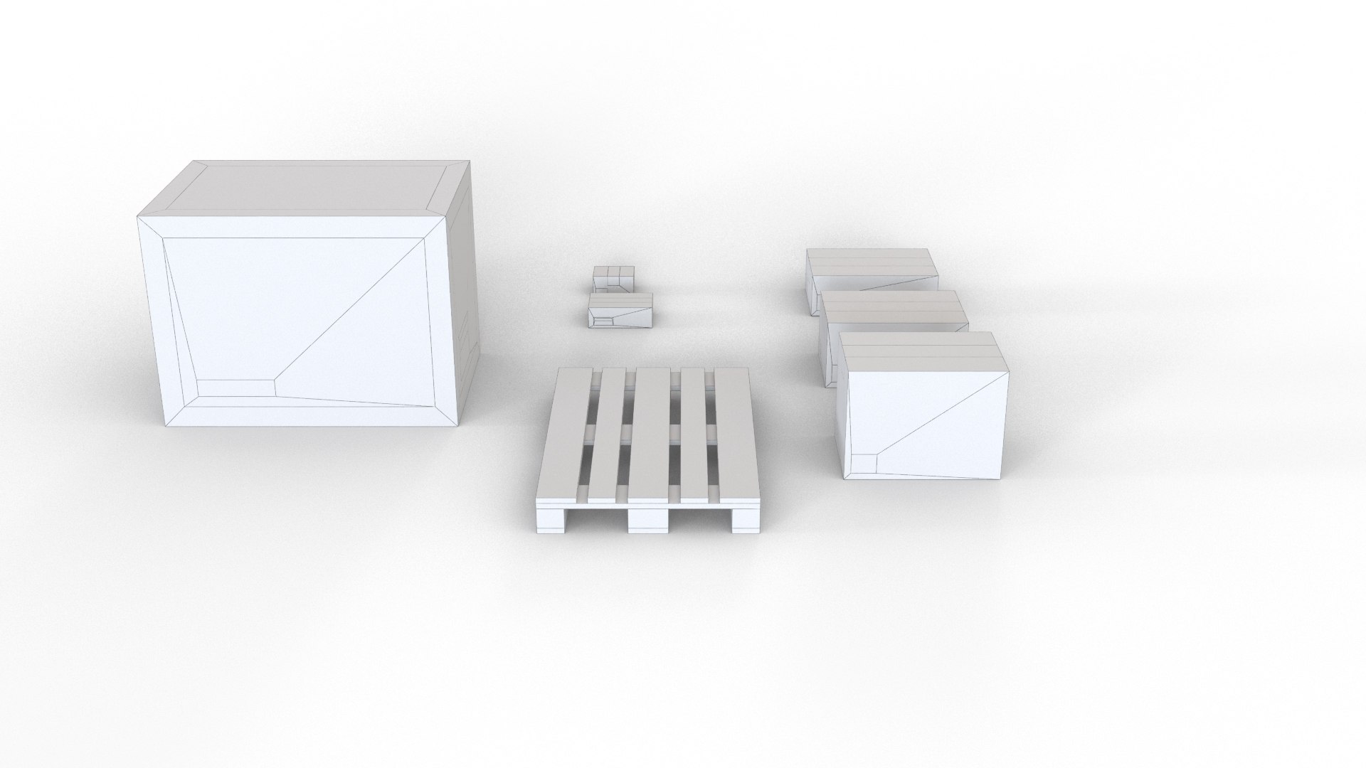 3D Warehouse Ware Packs Shipment Pallet - TurboSquid 1997544