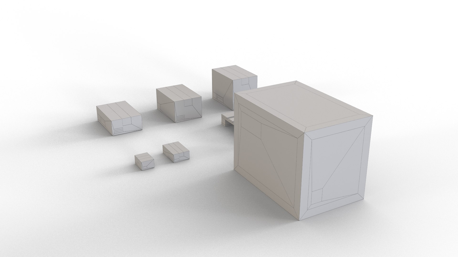3D Warehouse Ware Packs Shipment Pallet - TurboSquid 1997544