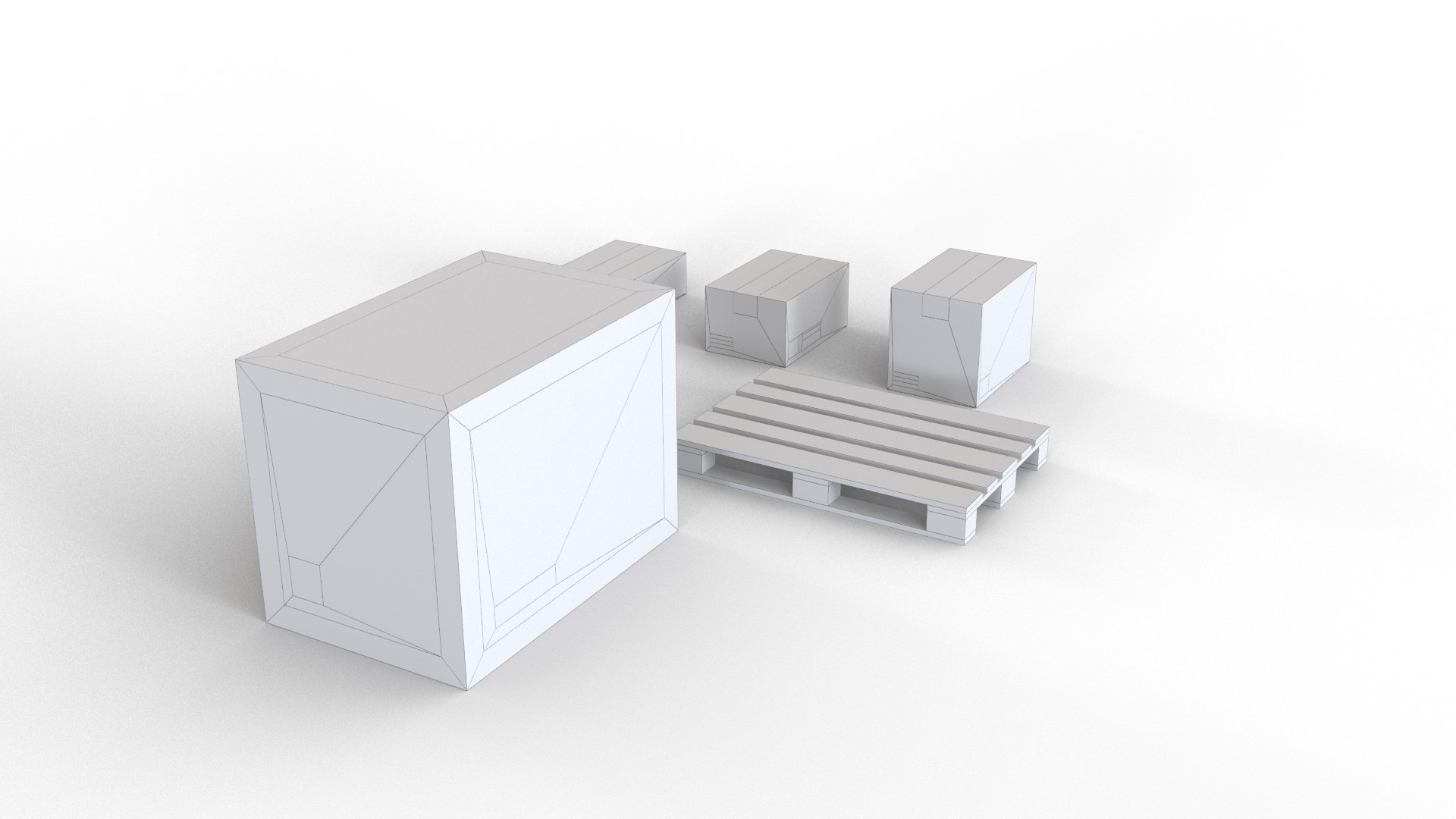 3D Warehouse Ware Packs Shipment Pallet - TurboSquid 1997544