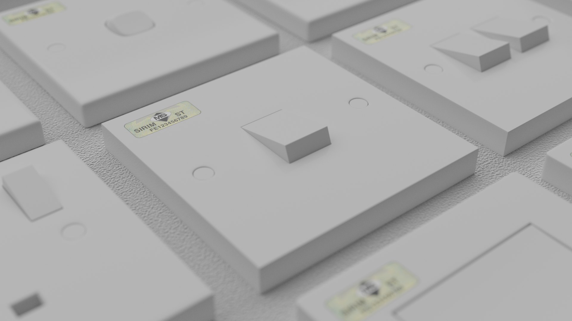 3D model Type G Switch and socket - TurboSquid 2034261