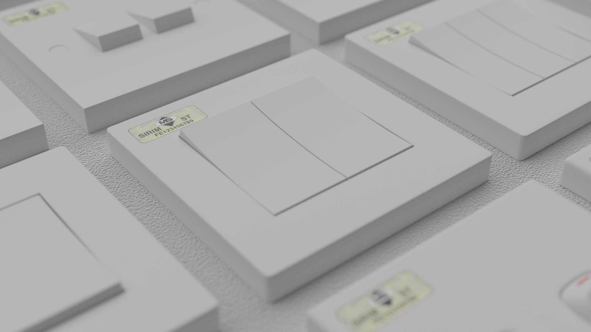 3D model Type G Switch and socket - TurboSquid 2034261