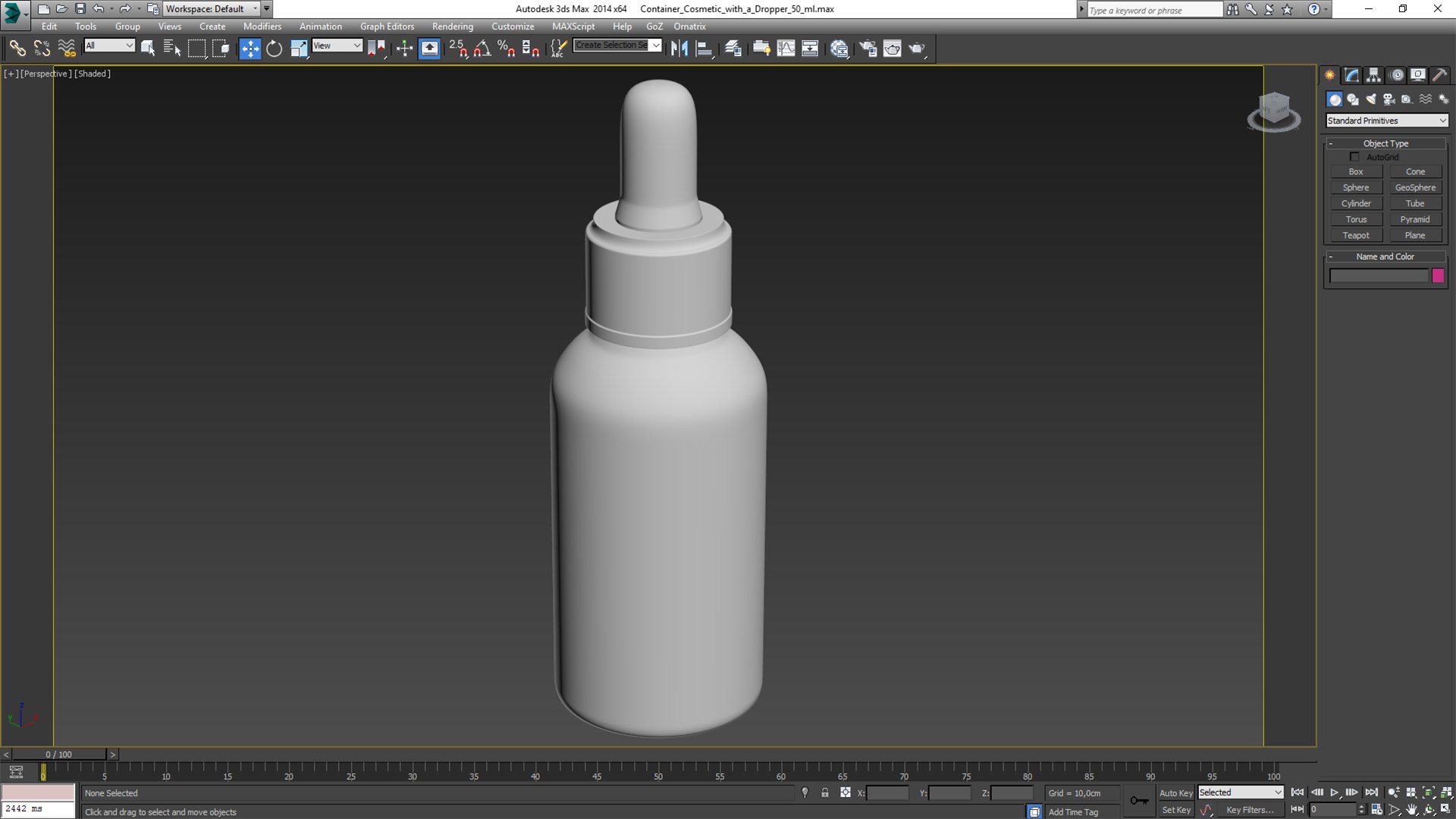3D Container Cosmetic Dropper 50 - TurboSquid 1575336