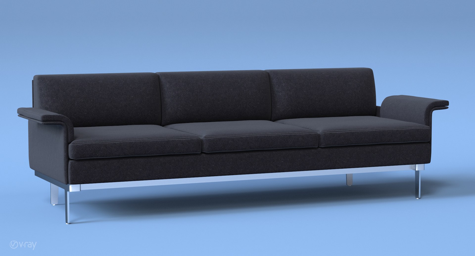 3d Teknion Studio Envitta Sofa