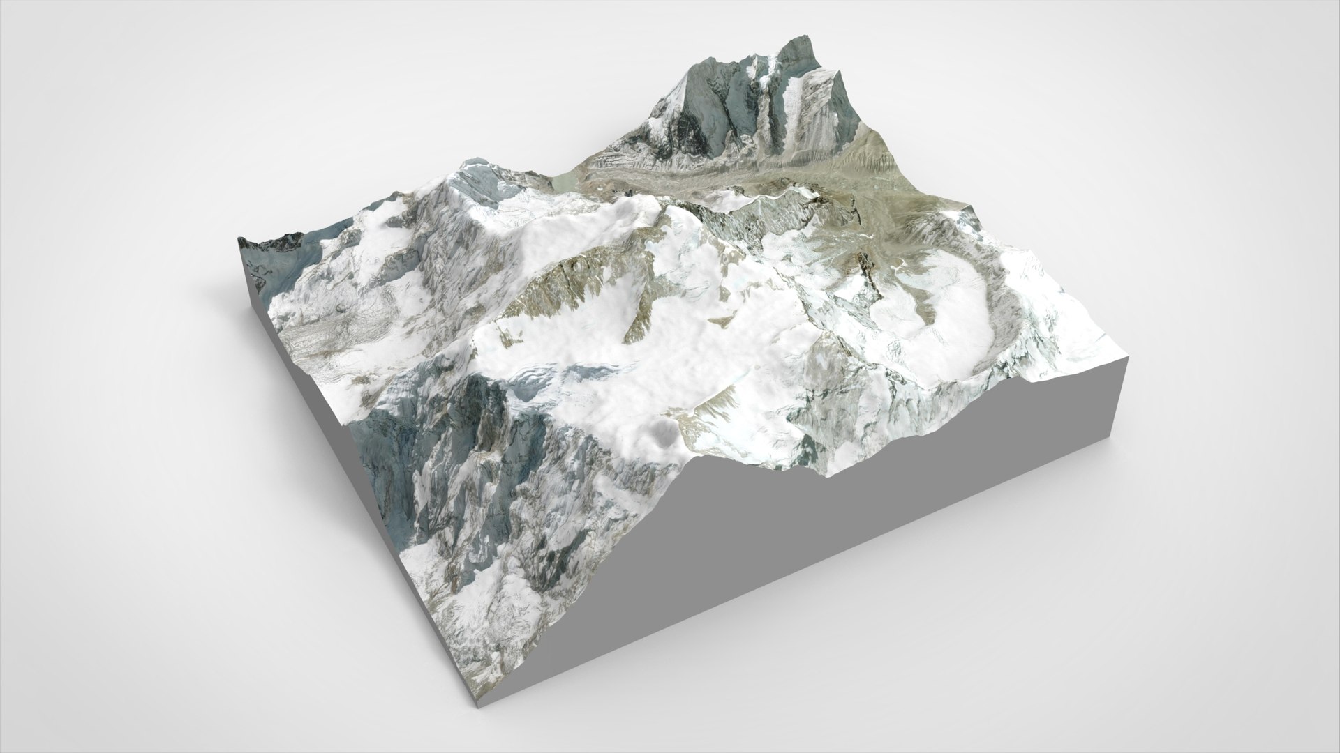 Mountain Landscape Makalu Himalayas Nepal 3D Model - TurboSquid 2380511