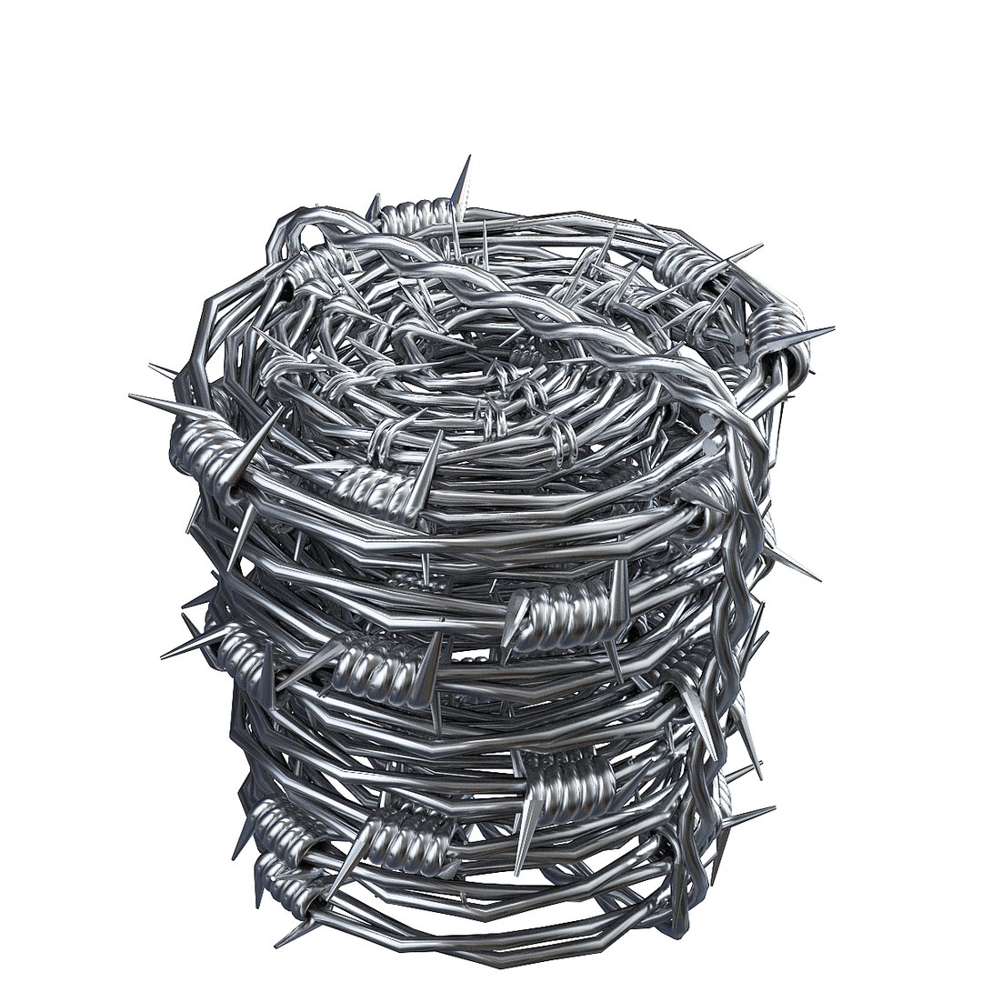 3D Model Barbed Wire 3 - TurboSquid 1632610