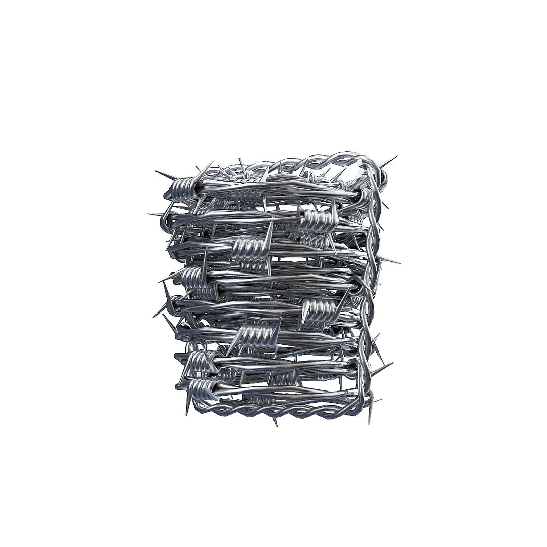 3D Model Barbed Wire 3 - TurboSquid 1632610